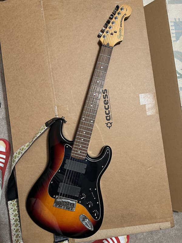 Squier Stratocaster VII 7-string with EMGs | Reverb