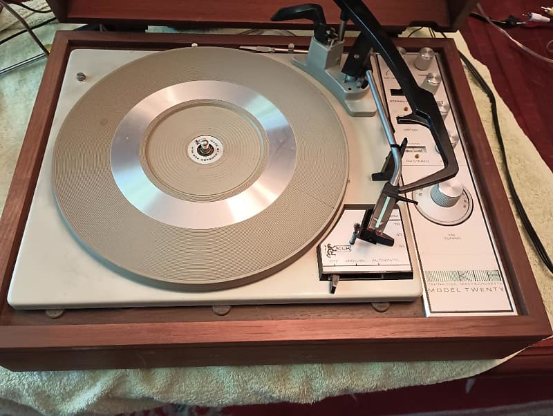 KLH Model 20 amplifer / turntable with KLH Model 20 speakers | Reverb