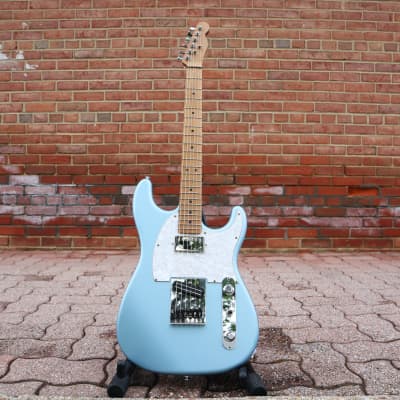 Warmoth Shell Pink Hybrid Tele 2021 with 3 Lollartron pickups | Reverb