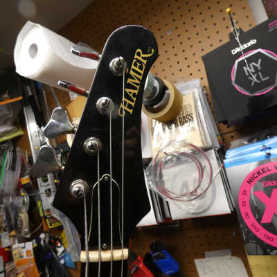 Hamer Blitz Bass 1983 - Trans Cherry | Reverb