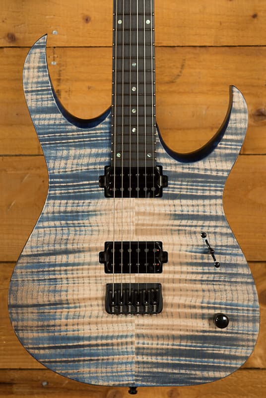 Mayones Duvell Elite 6 Blue Feather Matt - NAMM 2021 Display | Reverb
