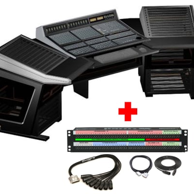 SSL Matrix 2 | 16 Channel Mixing Console with Angled Sterling | Reverb