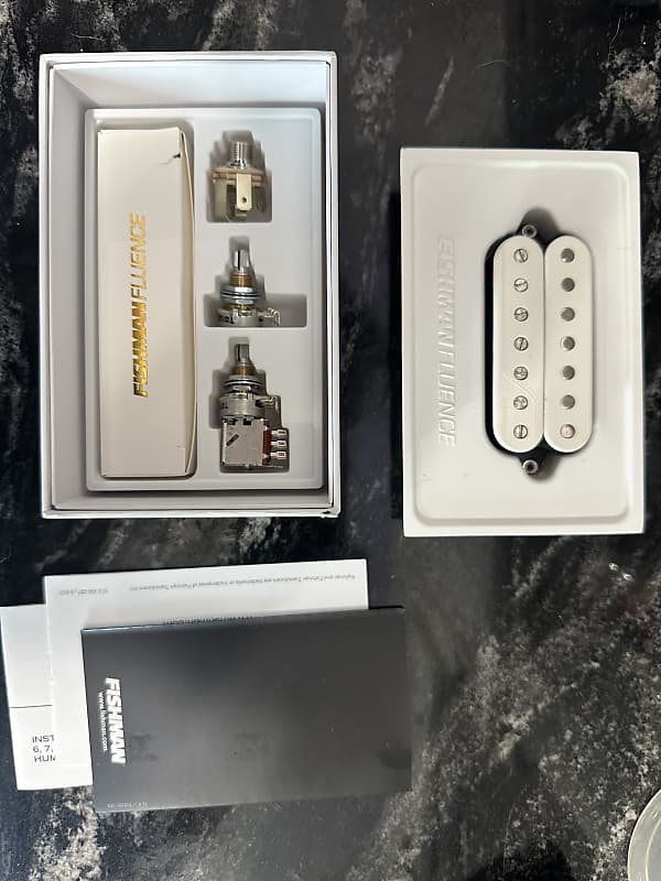 Fishman Fluence classic 7 string 2021 - White | Reverb