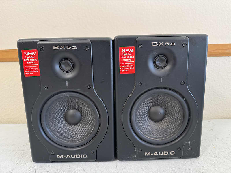 M-Audio Studiophile BX5A Deluxe Bookshelf Speakers Home Audio | Reverb