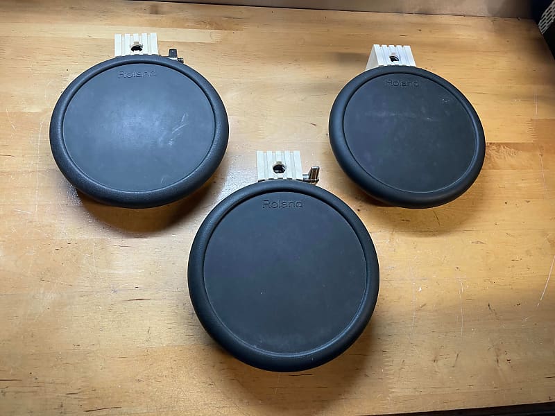 Roland PD-7 Dual Trigger 7" V-Drum Pads 3 Pack YM81943, | Reverb
