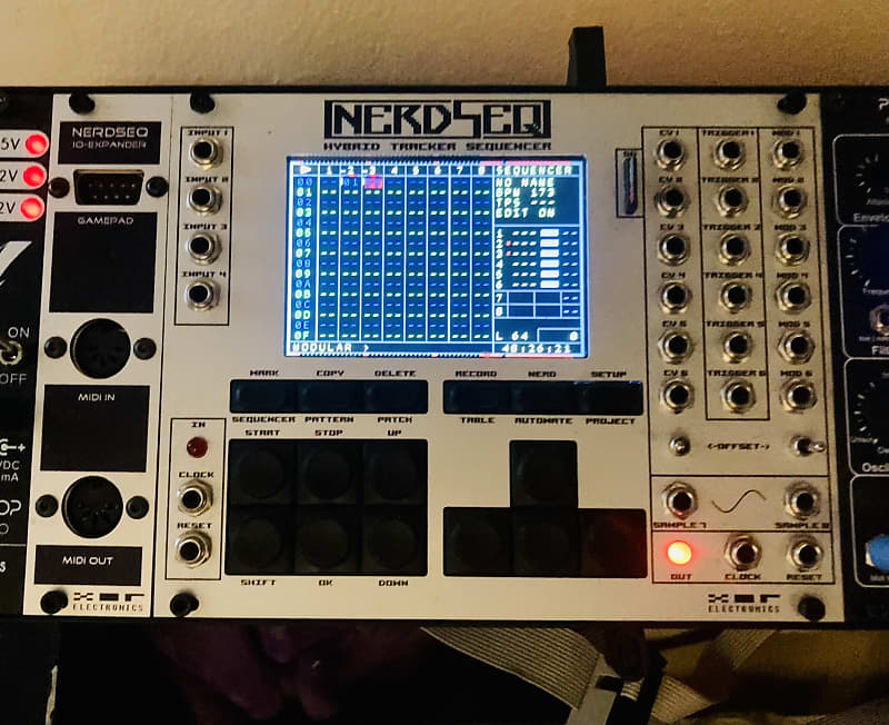 XOR Electronics NerdSEQ - Silver with MIDI Expansion | Reverb
