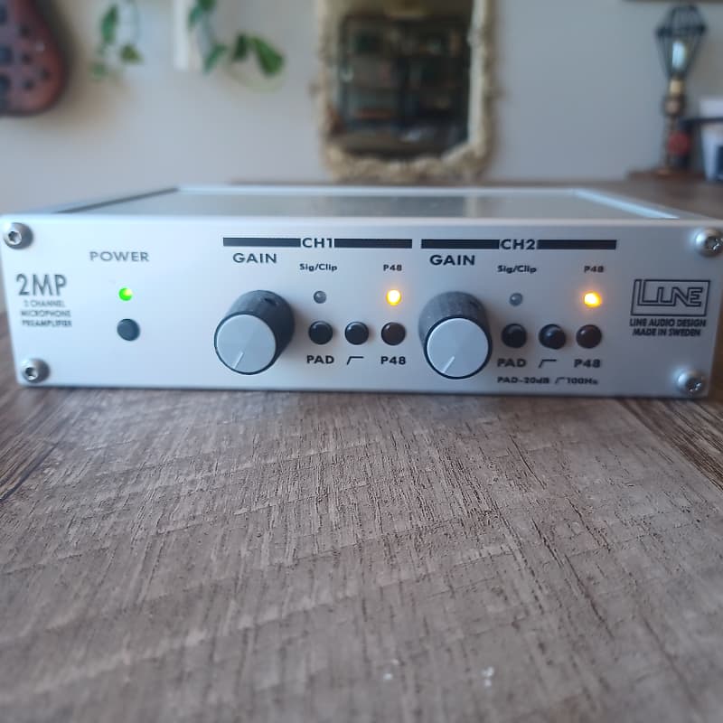 LineAudio Design MP2 2-Channel HiFi Mic Preamp | Reverb