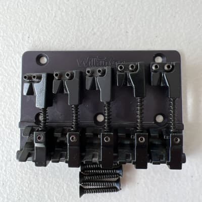Wilkinson 5 string bass bridge Black | Reverb