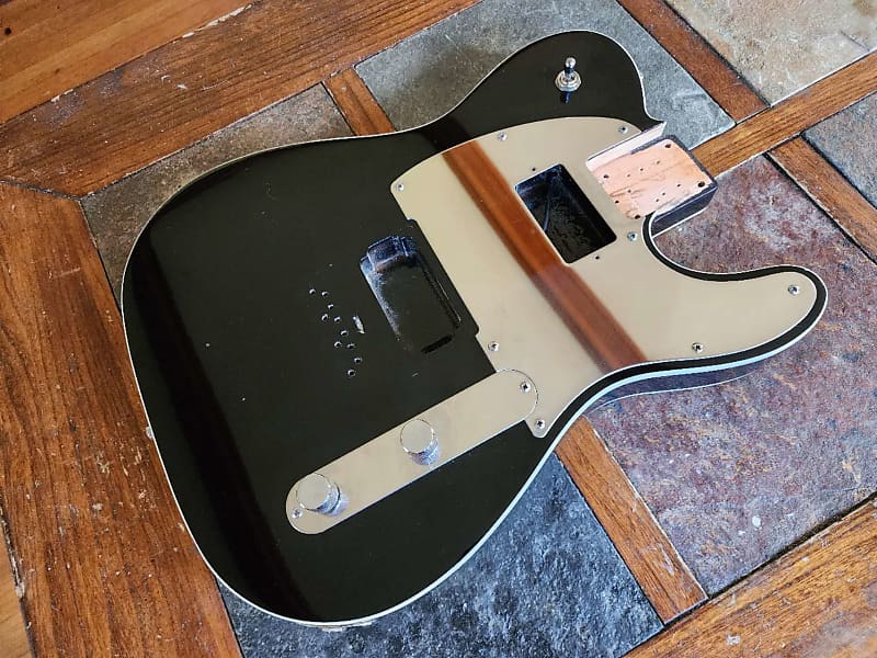 Fender Squier John 5 telecaster body 2010 - blk | Reverb