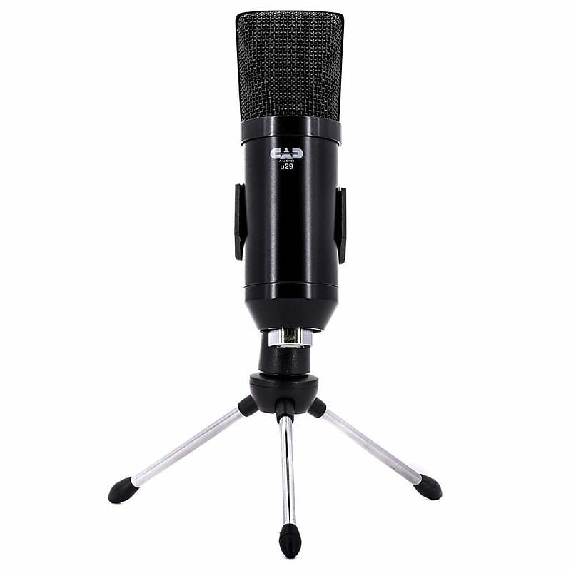 USB Podcast Mic, CAD U29 + Tripod Stand, Clip, Pop Filter & | Reverb