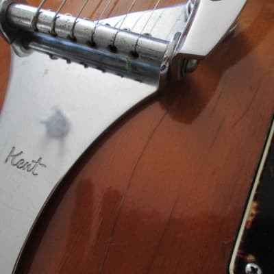 Kent 6 string electric c.1967 brown/sunburst | Reverb