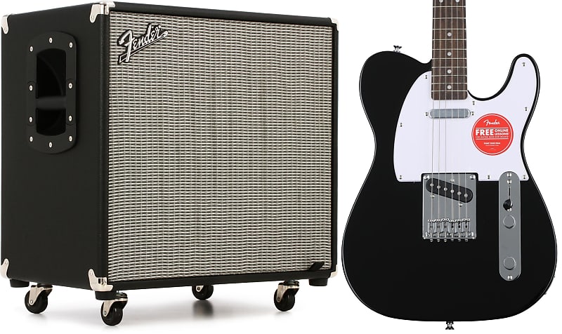 Fender Rumble 115 - 1x15" 300-watt Bass Cabinet Bundle with | Reverb