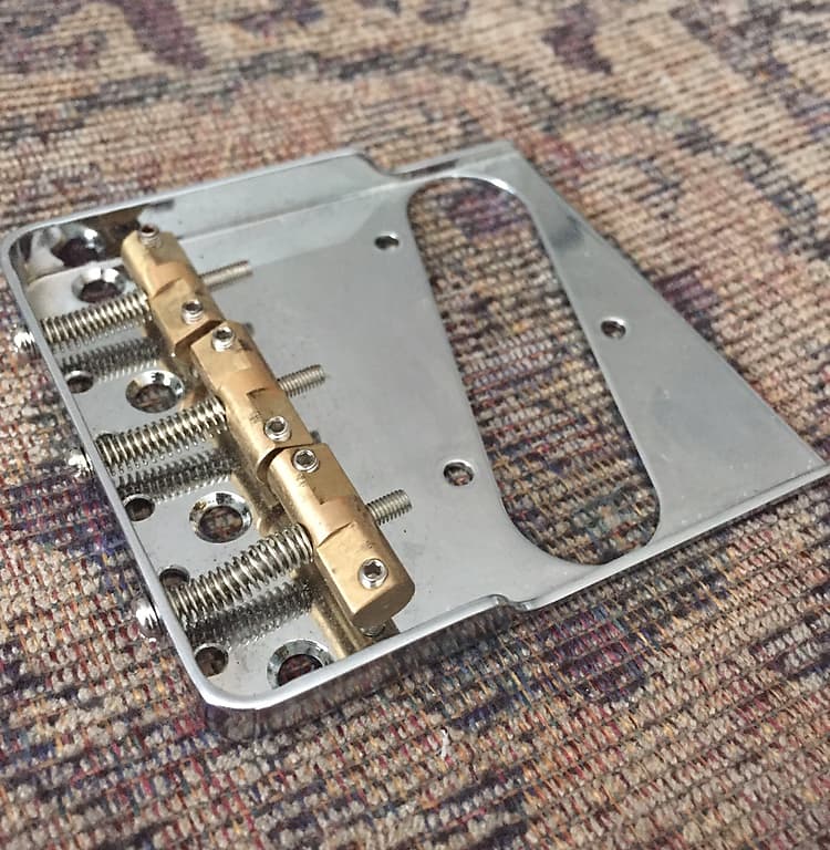 Telecaster Bridge - offset notched (scalloped) ashtray with | Reverb