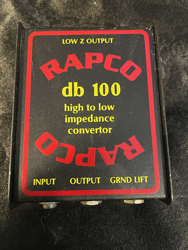 RapCo DB-1 Passive Direct Box 2010s - Black | Reverb