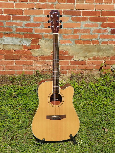 Austin AA40-DEC Acoustic Electric Dreadnought w/ Cutaway and | Reverb