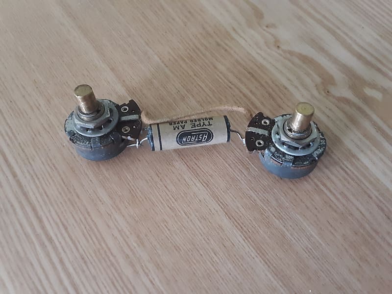 Vintage 1952 Fender Telecaster Esquire lap steel guitar pots | Reverb