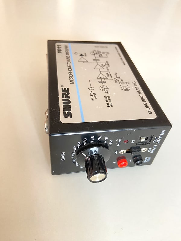 Shure FP11 1980's - Black | Reverb