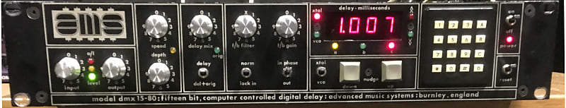 AMS DMX 15-80 Delay and Harmonizer Black | Reverb