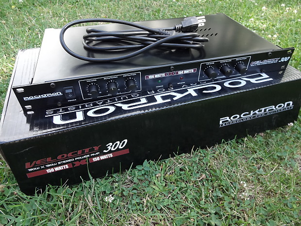 Rocktron Velocity 300 Rack mount stereo 150 watt per channel | Reverb