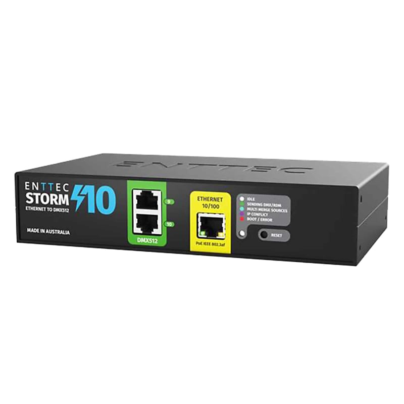 Enttec Storm 10 70057, 10 Universe Ethernet to DMX to DMX/RDM | Reverb