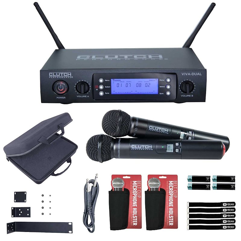 Stage DJ Performance Dual Channel Handheld UHF Wireless | Reverb