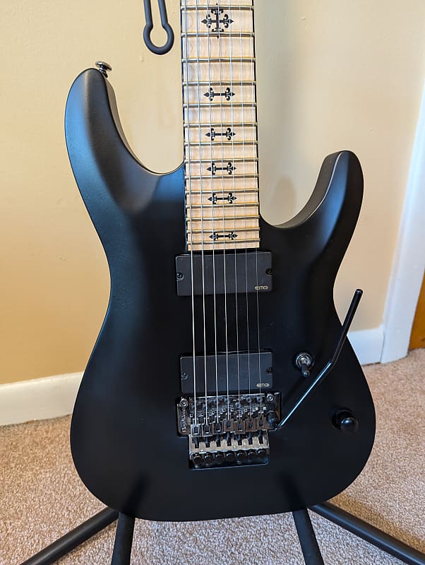 Schecter JL7 2012 - Matte Black - MODIFIED | Reverb