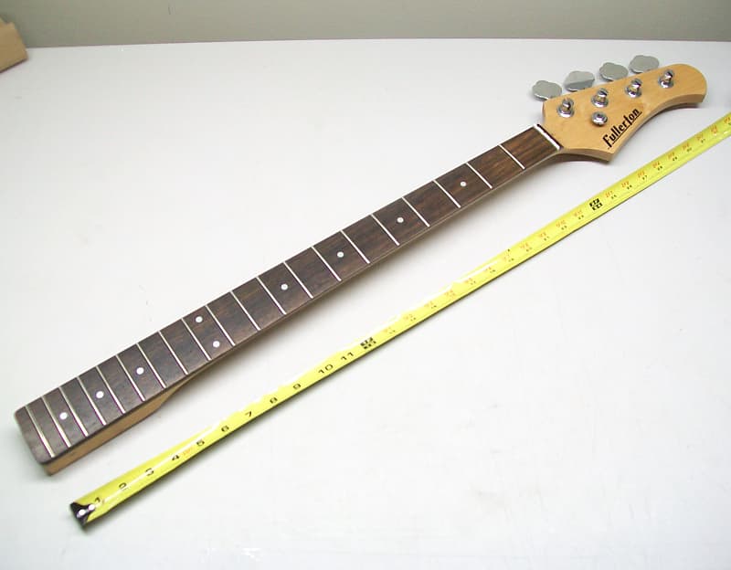 Fullerton 20 Fret Bass Guitar Neck with Tuners Lot 82-284 | Reverb