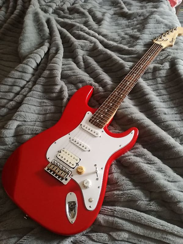 Squier Partscaster Stratocaster + upgrades | Reverb