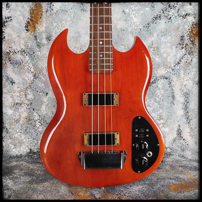 1973 Gibson SB-350 - Orange (Refinish) | Reverb