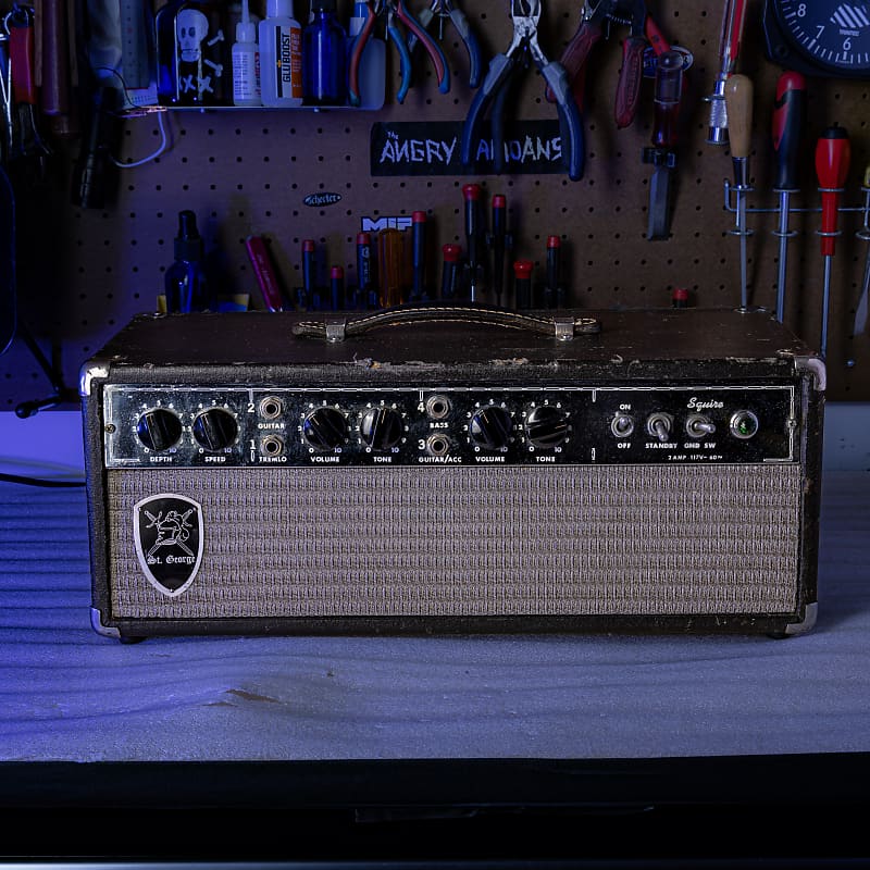 Vintage St George / Massie Model 1263 " Squire " Amp Head | Reverb