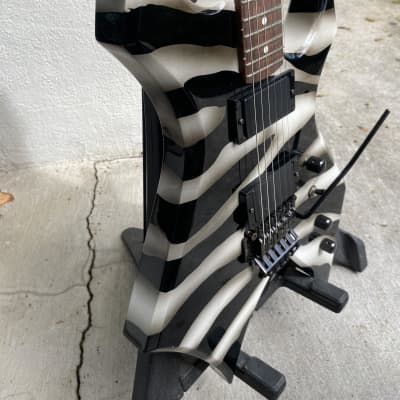 1988 B.C. Rich USA Warlock - Zebra | Reverb