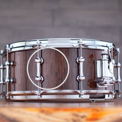 AHEAD 14 X 6 EXOTIC AFRICAN WENGE STAVE SHELL SNARE DRUM | Reverb