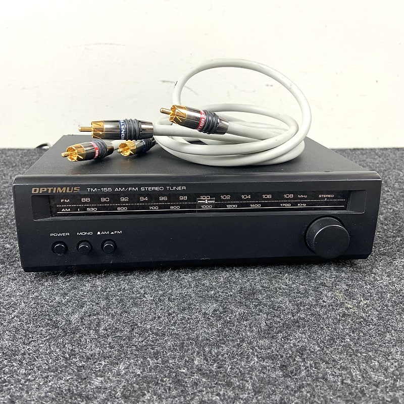 Optimus TM-155 AM/FM Stereo Tuner | Reverb