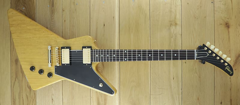 Gibson Custom 1958 Korina Explorer Reissue Black Pickguard | Reverb