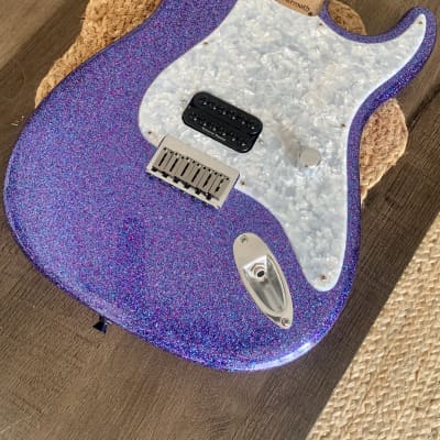 Warmoth Hardtail Stratocaster Snow Cone Metal Flake Tom | Reverb