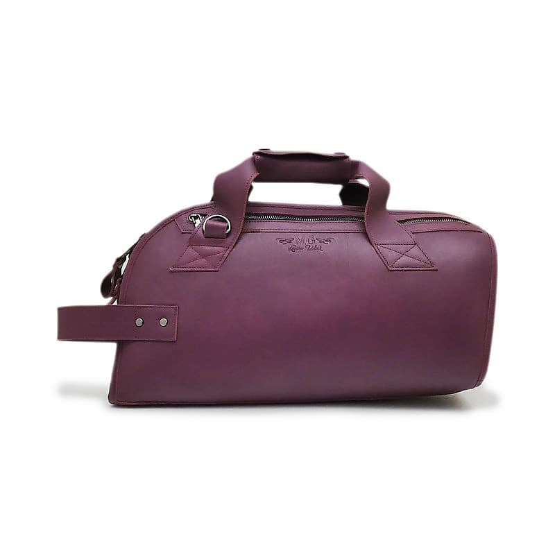 MG Leather Work Single Short Cornet Soft Case (Burgundy) | Reverb
