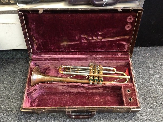 Vintage 1940s Besson Brevete Trumpet with Case | Reverb