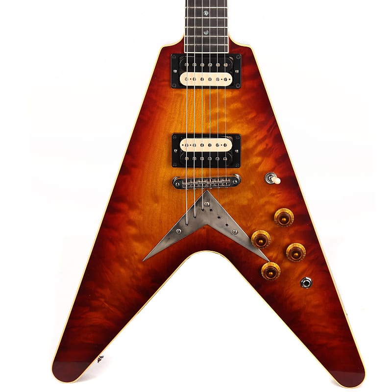 Gibson Custom Shop Flying V Custom Factory Burst Made 2 | Reverb