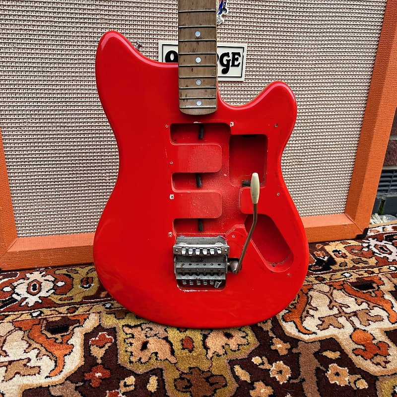 Vintage 1960s Grazioso Jolana Selmer Futurama III Red Guitar | Reverb
