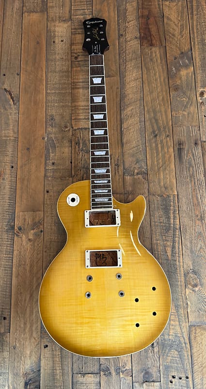 Epiphone Les Paul Standard Pro 2013? - Honey Burst Husk Body | Reverb