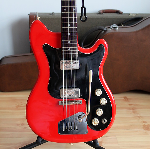 Vintage 1964 Hofner Colorama II | Fiesta Red | 100% original | Reverb