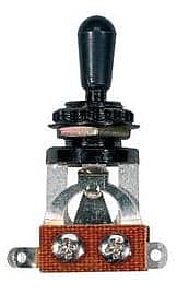 Boston 3-Way LP Toggle Switch, Black Cap | Reverb