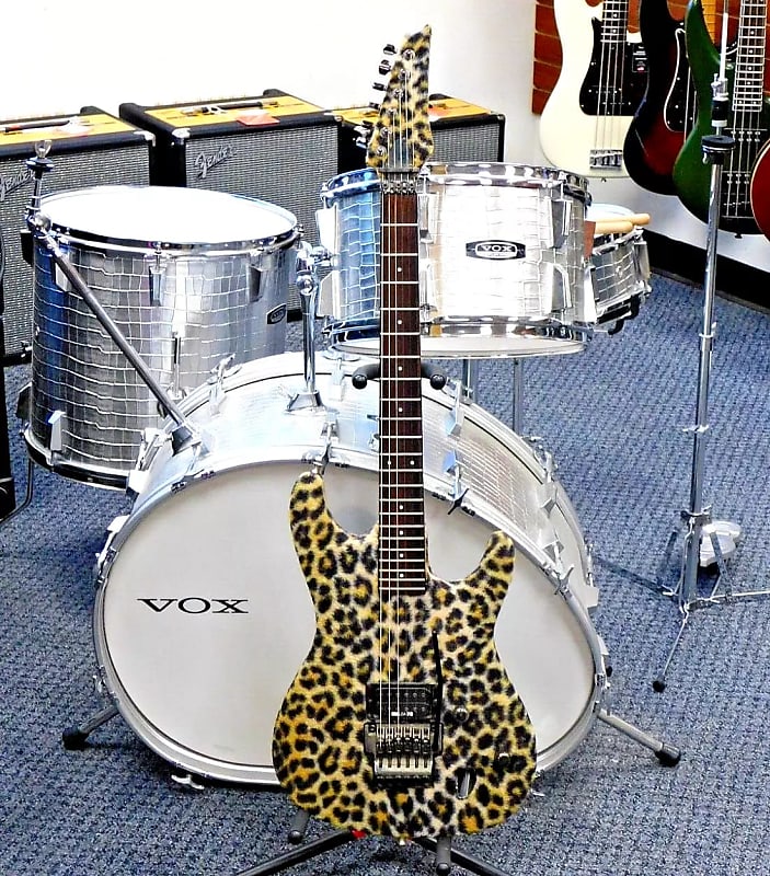 Ibanez Custom Leopard Print Electric Guitar! One Of A Kind! | Reverb