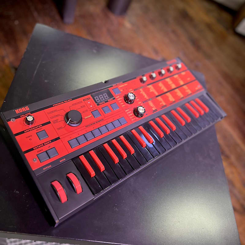 KORG MicroKorg 10th Anniversary limited edition red&black | Reverb