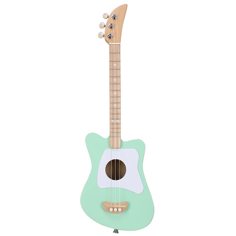 Mini 3 String Basswood Acoustic Guitar 2020s - Light Green | Reverb