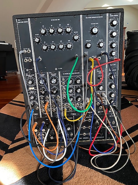 Moog Model 12 1972 vintage modular synthesizer | Reverb