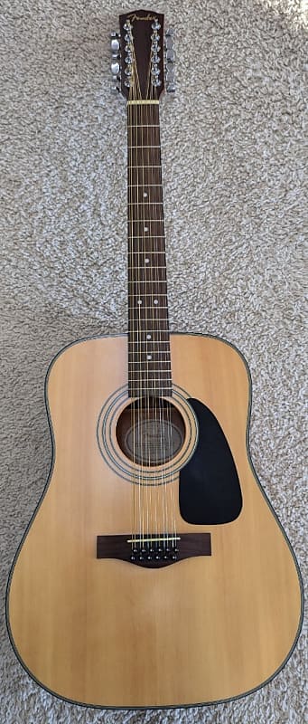 Fender DG-10/12 , 12 string Acoustic Solid Top Dreadnought | Reverb
