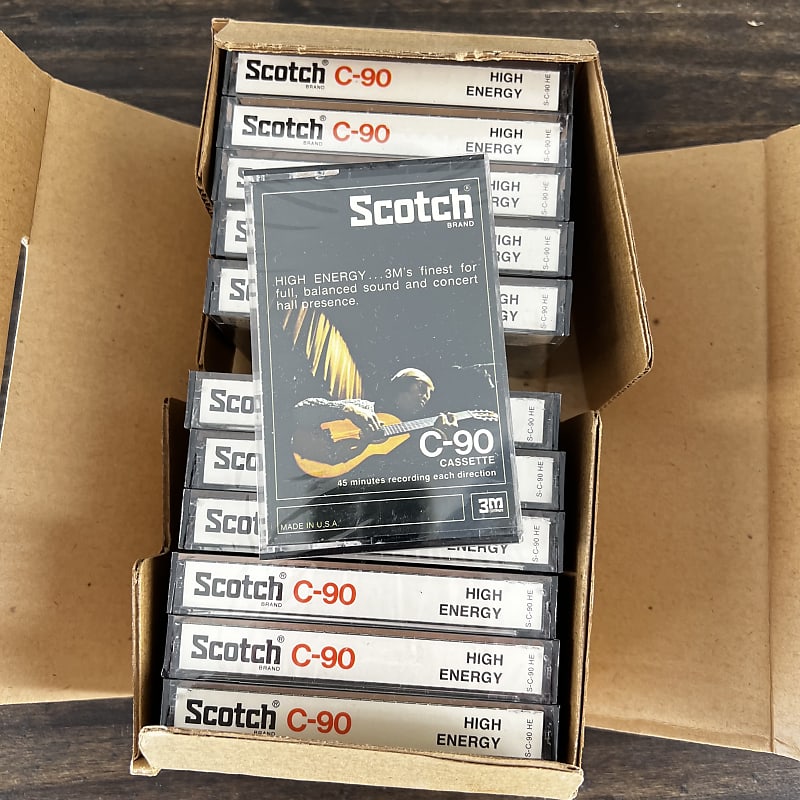 Scotch High Energy C-90 Cassettes 1975-76 | Reverb