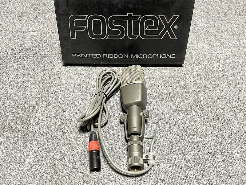 Fostex M88RP Printed Ribbon Microphone w/Isomount(P303), case | Reverb