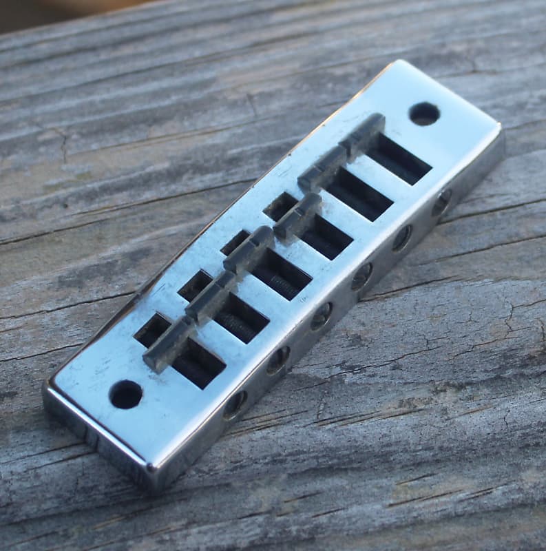 Vintage 1971 Gibson Chrome Harmonica Bridge SG Les | Reverb Canada